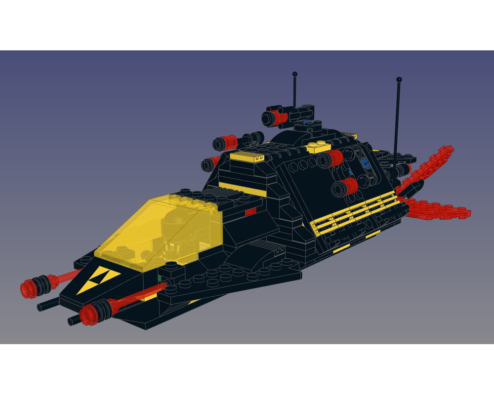 LEGO MOC-44772 Assault Invader (Space > Blacktron I 2019) | Rebrickable ...