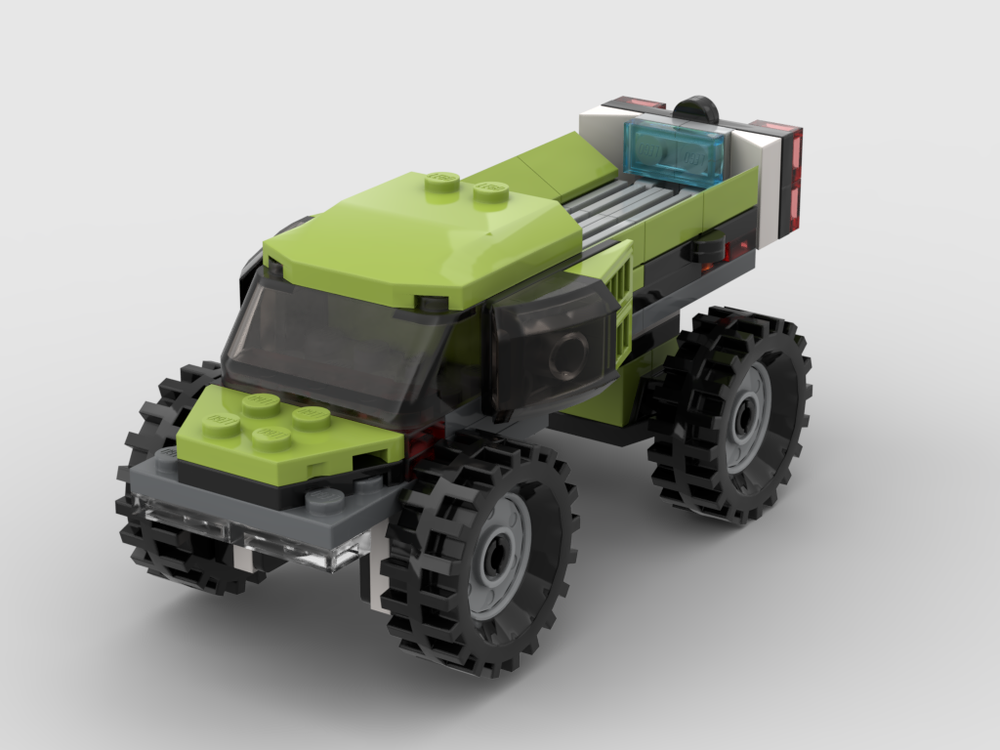 LEGO MOC Compact Pick-up Truck by Mumulego | Rebrickable - Build with LEGO