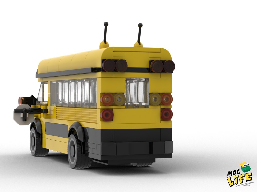 LEGO MOC Ford Transit mini school bus by MocLife | Rebrickable - Build ...