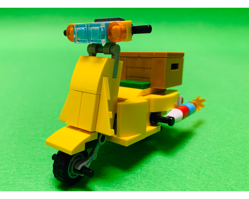 LEGO MOC Yellow Scooter by AllThatBricks | Rebrickable - Build with LEGO