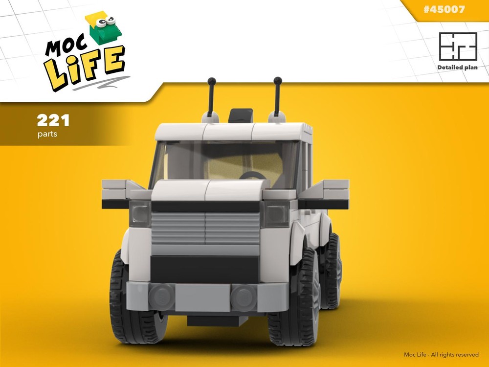 LEGO MOC Toyota Tundra quad cab long bed by MocLife | Rebrickable ...