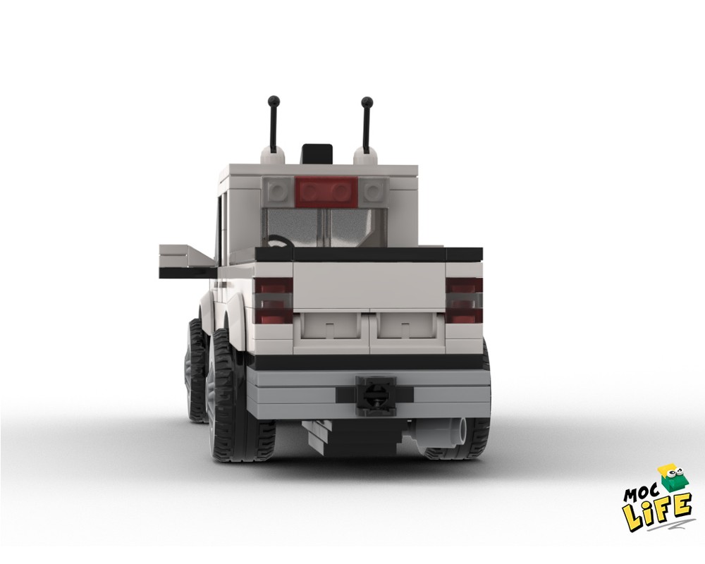 LEGO MOC Toyota Tundra quad cab long bed by MocLife | Rebrickable ...