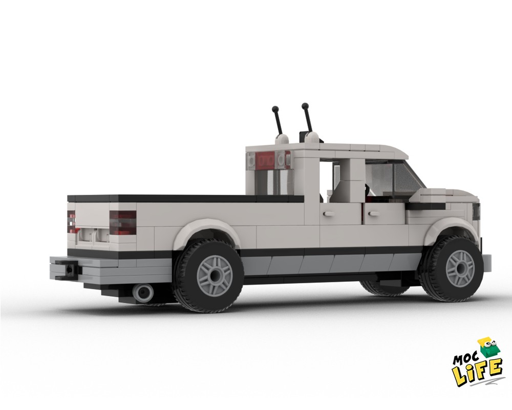 LEGO MOC Toyota Tundra quad cab long bed by MocLife | Rebrickable ...