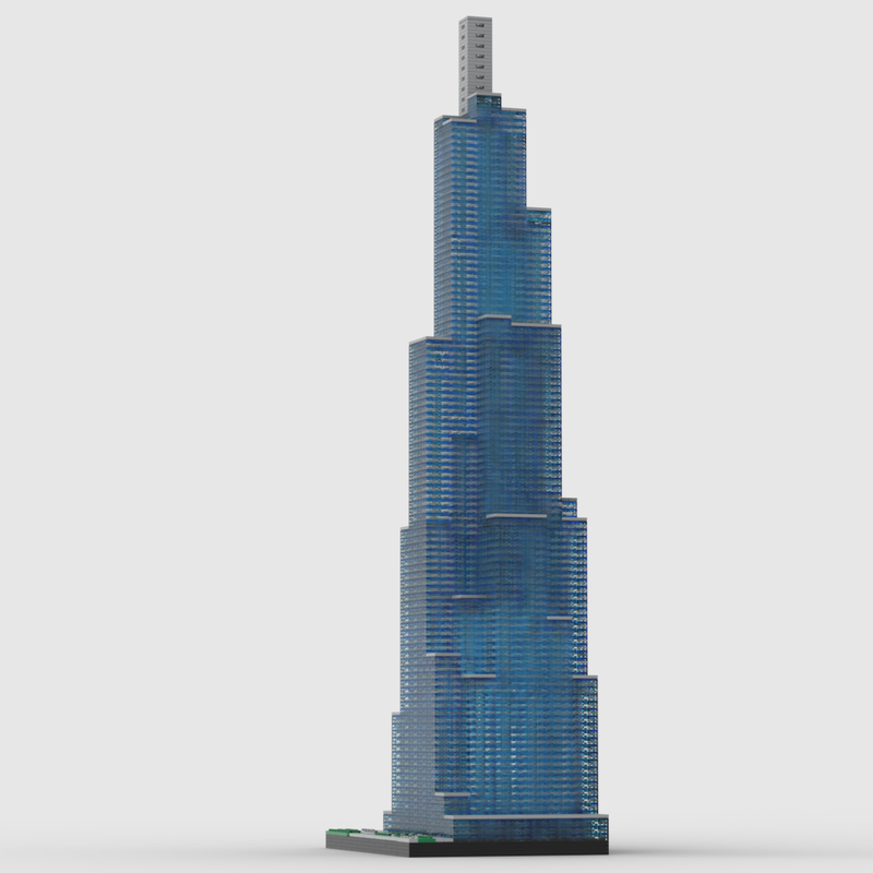 LEGO MOC Vincom Landmark 81 at 1/650th Scale by FunnyTacoBunny ...