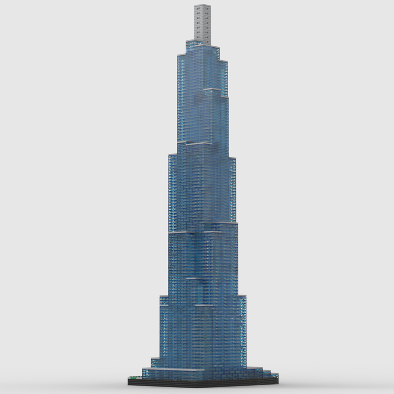 LEGO MOC Vincom Landmark 81 at 1/650th Scale by FunnyTacoBunny ...