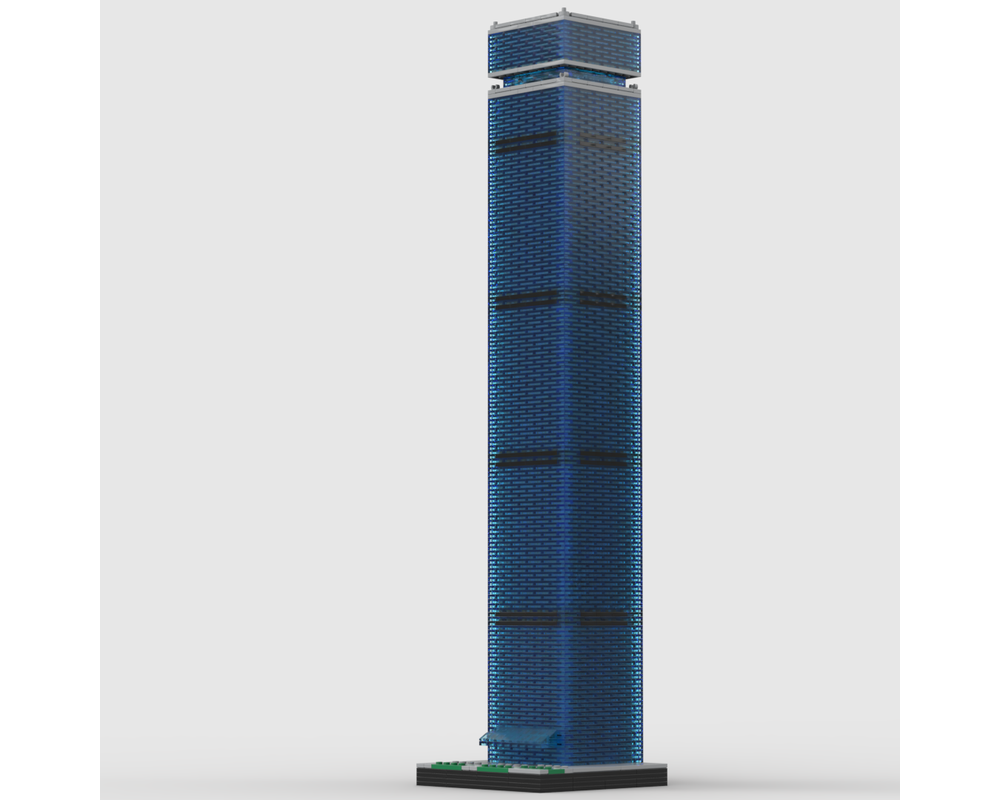 LEGO MOC Xi'an International Finance Center at 1/650th Scale by ...