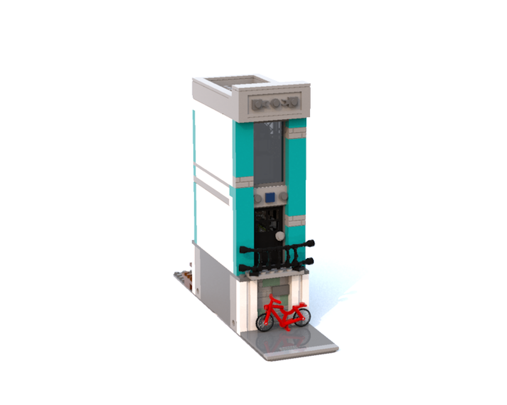 LEGO MOC Blue House by jeffu | Rebrickable - Build with LEGO