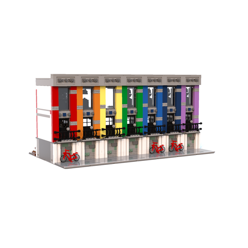 LEGO MOC Blue House by jeffu | Rebrickable - Build with LEGO