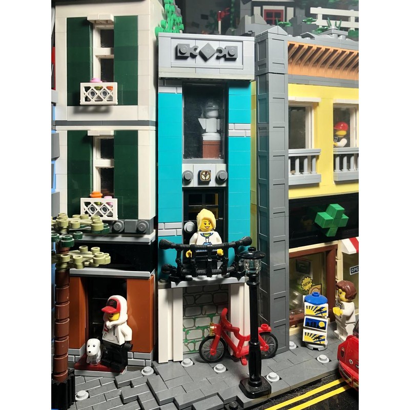 LEGO MOC Blue House by jeffu | Rebrickable - Build with LEGO