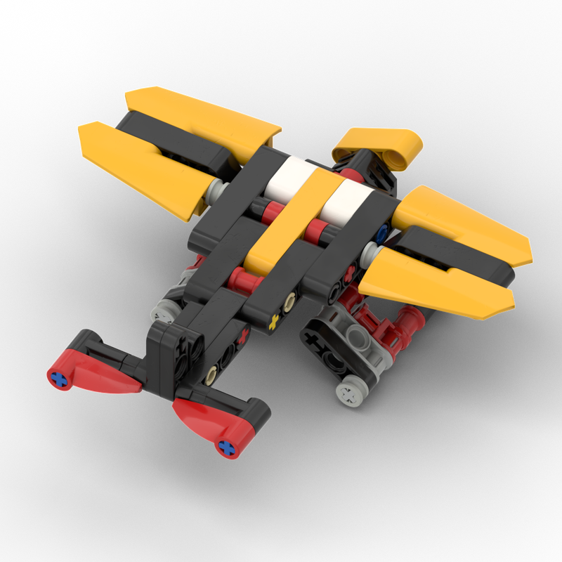 LEGO MOC 42101 Funky Plane by kostq | Rebrickable - Build with LEGO