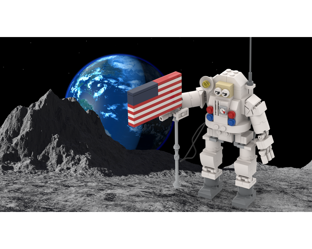 LEGO MOC-45123 Astronaut (Space 2020) | Rebrickable - Build with LEGO