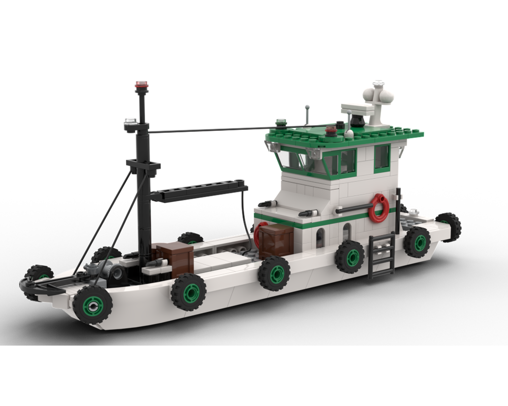 LEGO MOC Fishing Boat by Yellow.LXF | Rebrickable - Build with LEGO