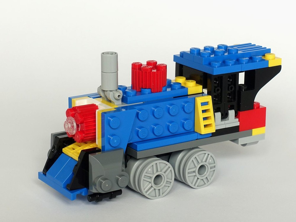 Lego Moc 31087 Steam Engine By Tomik Rebrickable Build With Lego