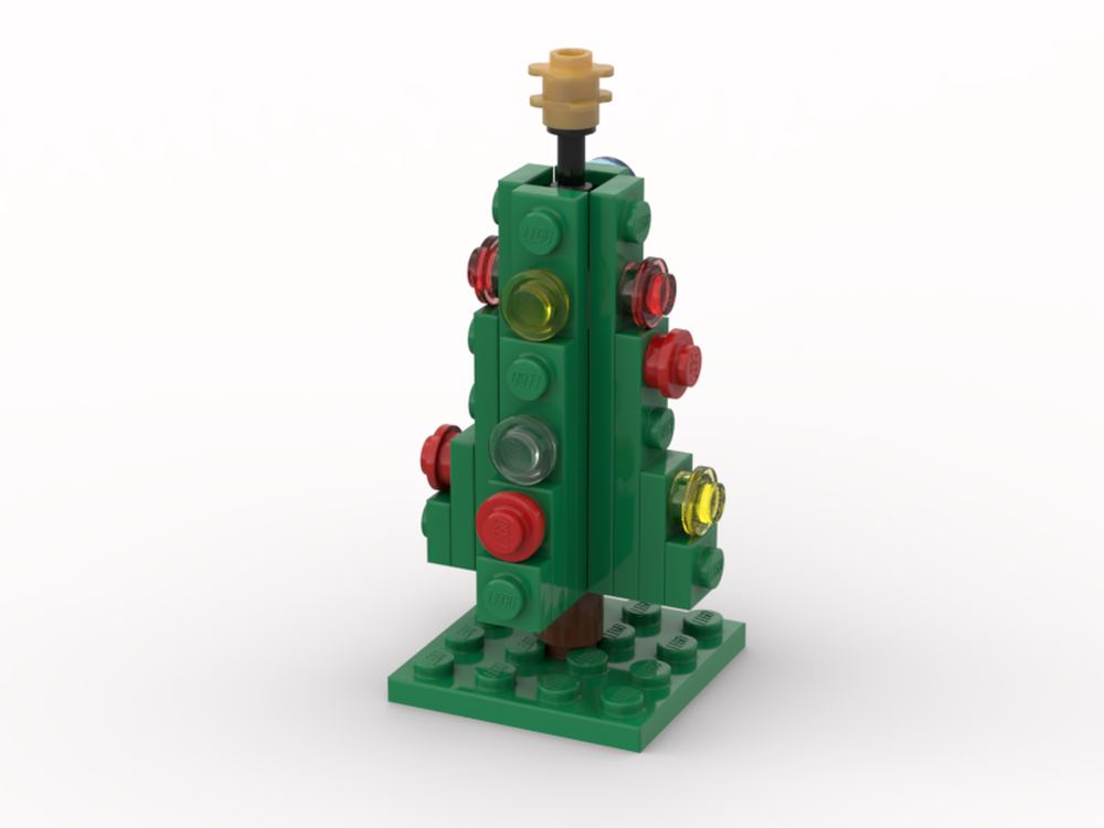 Lego Moc Chrismas Tree By Noggels Rebrickable Build With Lego