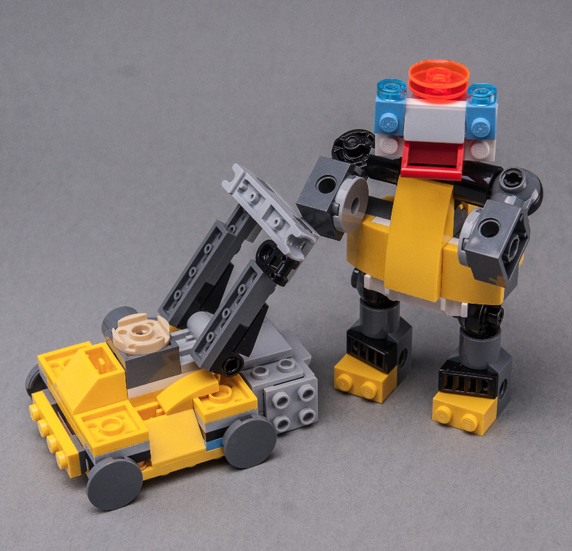 LEGO MOC 31090 Lawnmover & Robo man by Keep On Bricking | Rebrickable ...