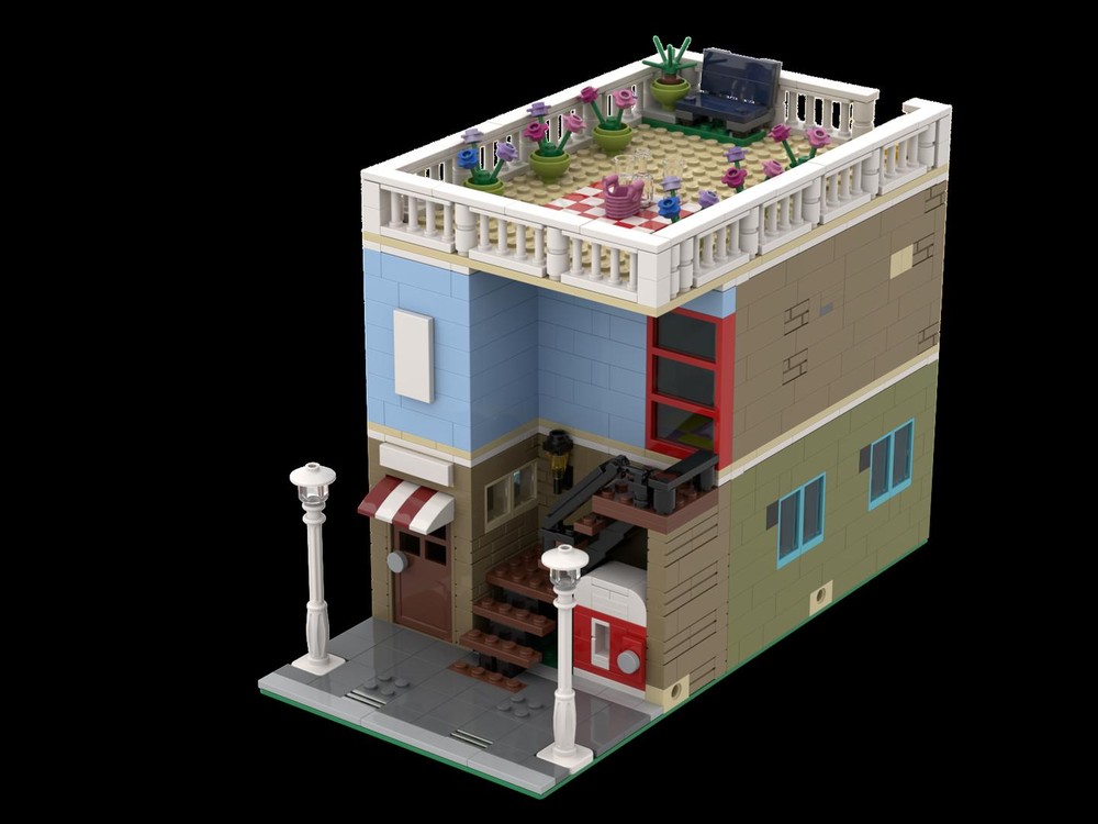 LEGO MOC Bohemian Building by daniels13ca | Rebrickable - Build with LEGO