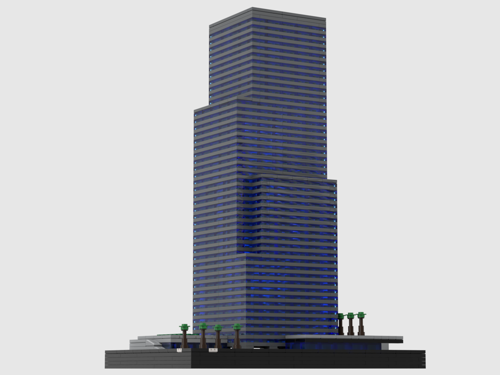 Lego Moc Citigroup Center La At 1650th Scale By Funnytacobunny