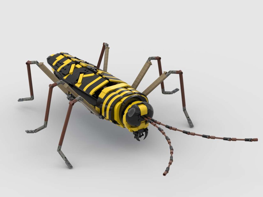 LEGO MOC Locust Borer Beetle by acj76 | Rebrickable - Build with LEGO