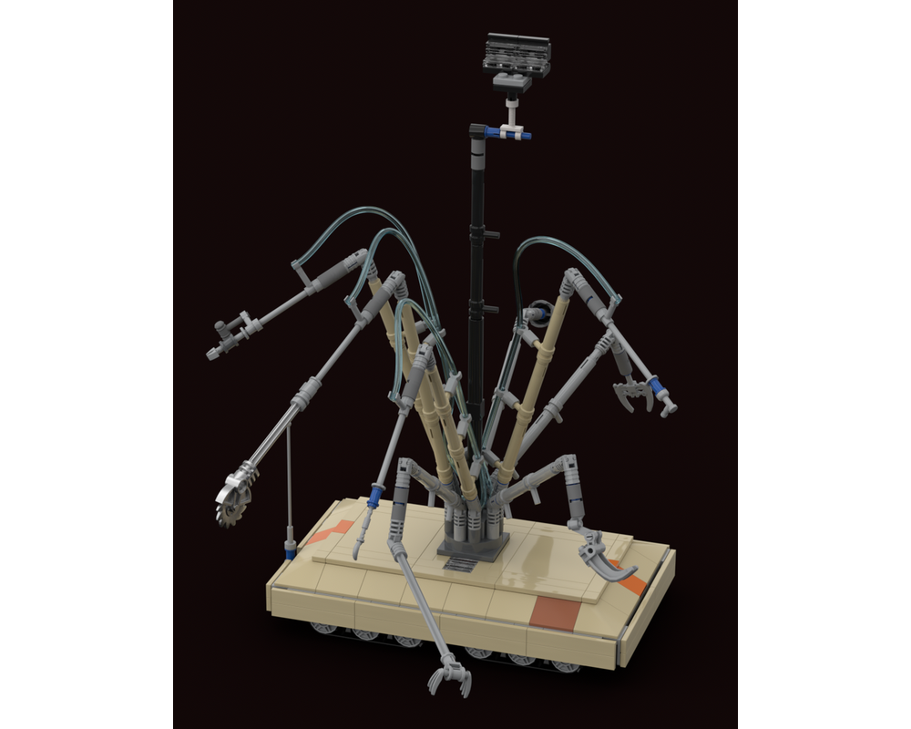 LEGO MOC WED-15 Septoid Treadwell Droid by PedroJ | Rebrickable - Build ...