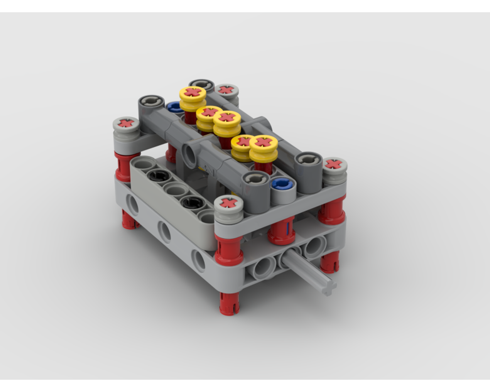 LEGO MOC Mini inline-five engine by Ringdon | Rebrickable - Build with LEGO