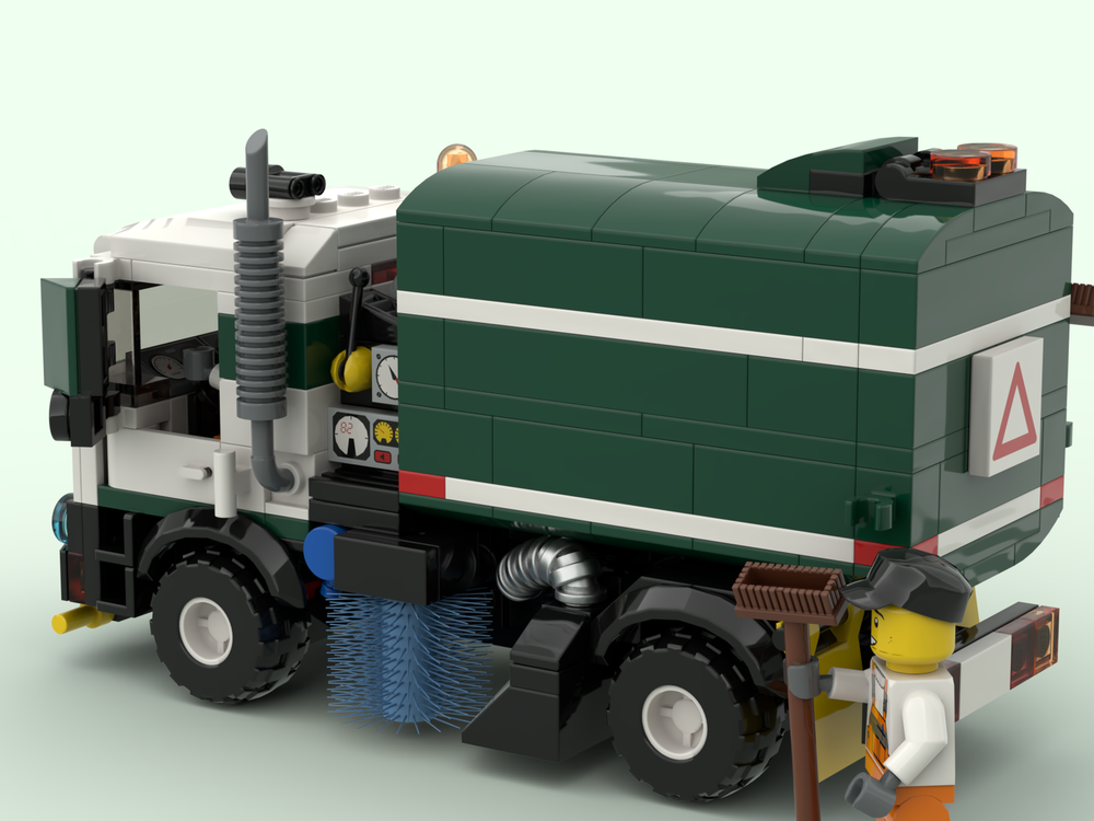 LEGO MOC Street Sweeper by Dwelve | Rebrickable - Build with LEGO