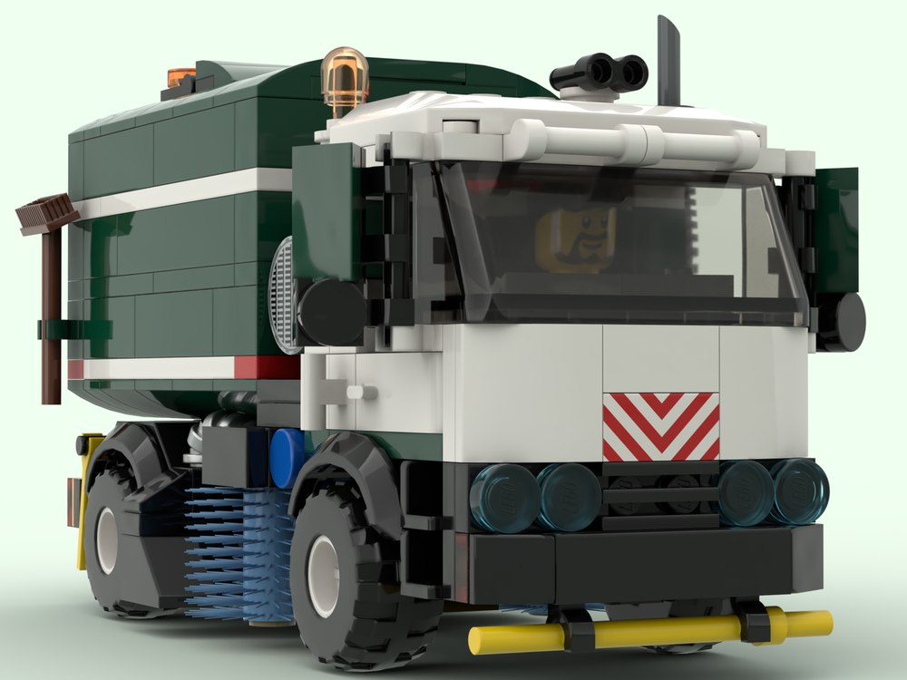 LEGO MOC Street Sweeper by Dwelve | Rebrickable - Build with LEGO