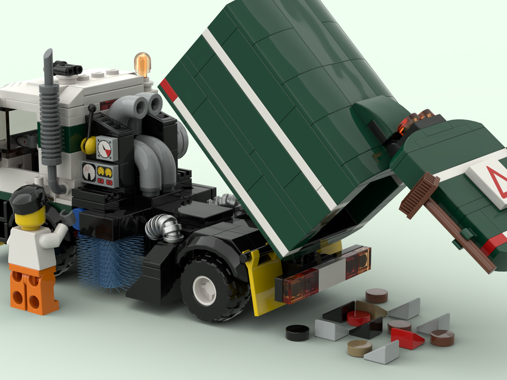 LEGO MOC Street Sweeper by Dwelve | Rebrickable - Build with LEGO
