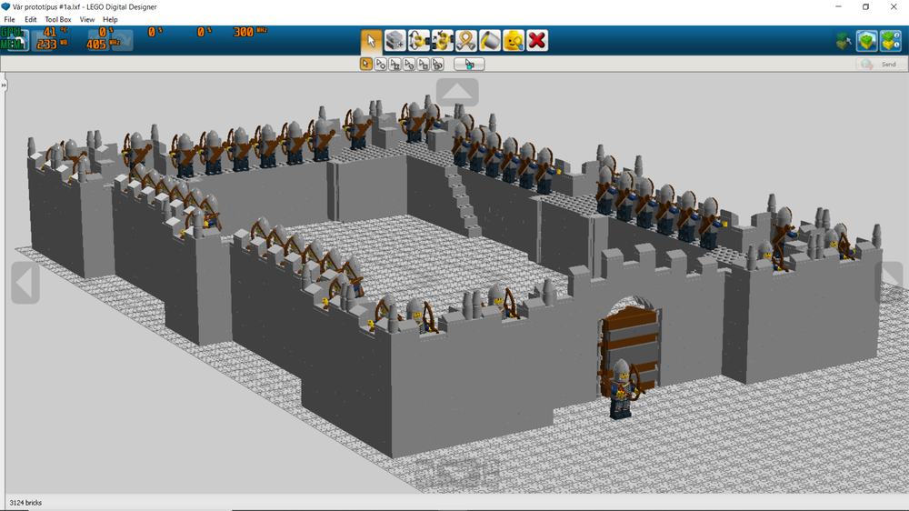 Lego Moc Modular Castle 1 By Mateus49 Rebrickable Build With Lego