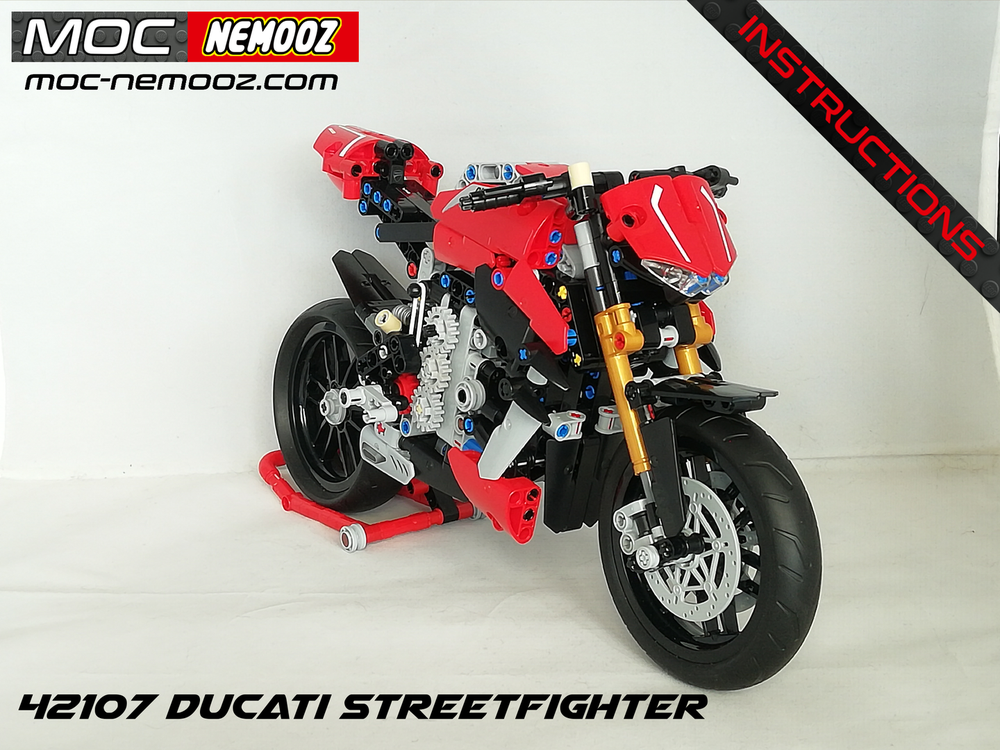 LEGO MOC DUCATI Streetfighter by MOC NEMOOZ | Rebrickable - Build with LEGO