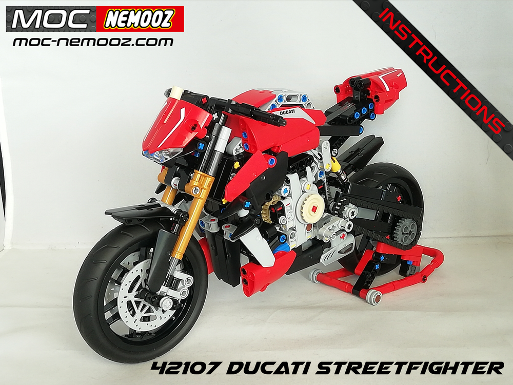 LEGO MOC DUCATI Streetfighter by MOC NEMOOZ | Rebrickable - Build with LEGO