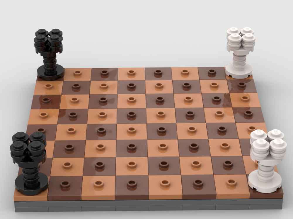 Lego Moc Chess Set Up Part 2 By Mumulego Rebrickable Build With Lego