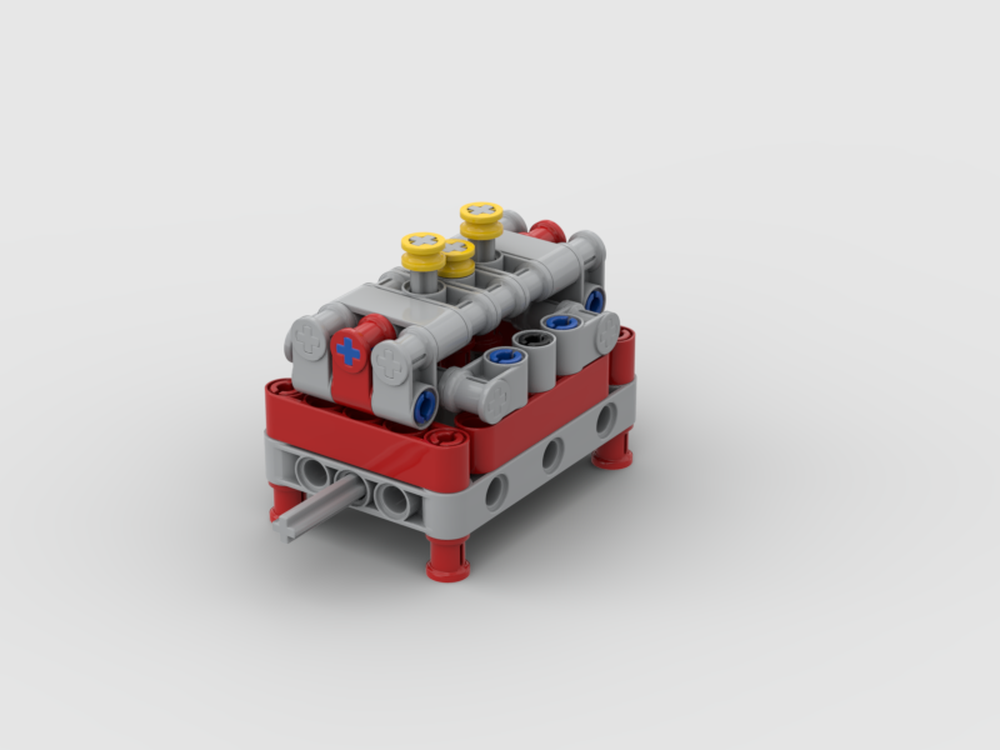 LEGO MOC Mini inline-three engine by Ringdon | Rebrickable - Build with ...