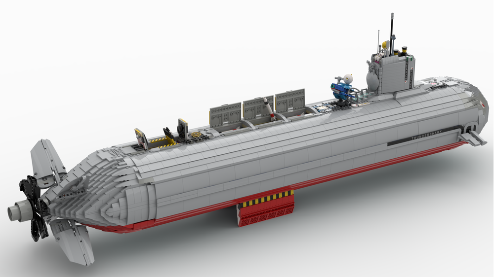 LEGO MOC Thundershark Submarine by Johnimus | Rebrickable - Build with LEGO