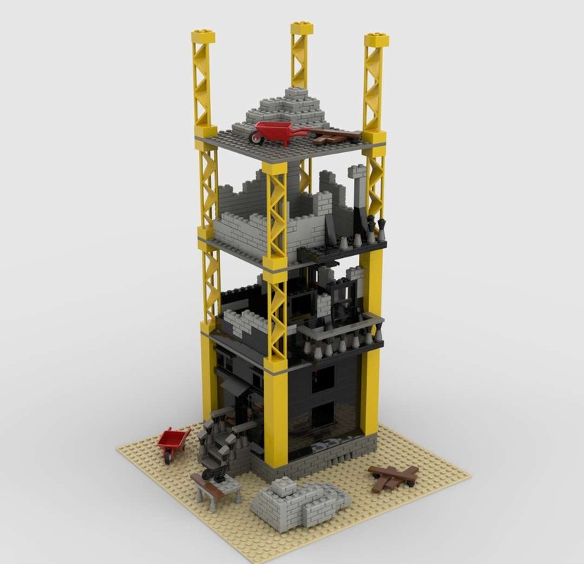 LEGO MOC Construction Site by federicobj | Rebrickable - Build with LEGO