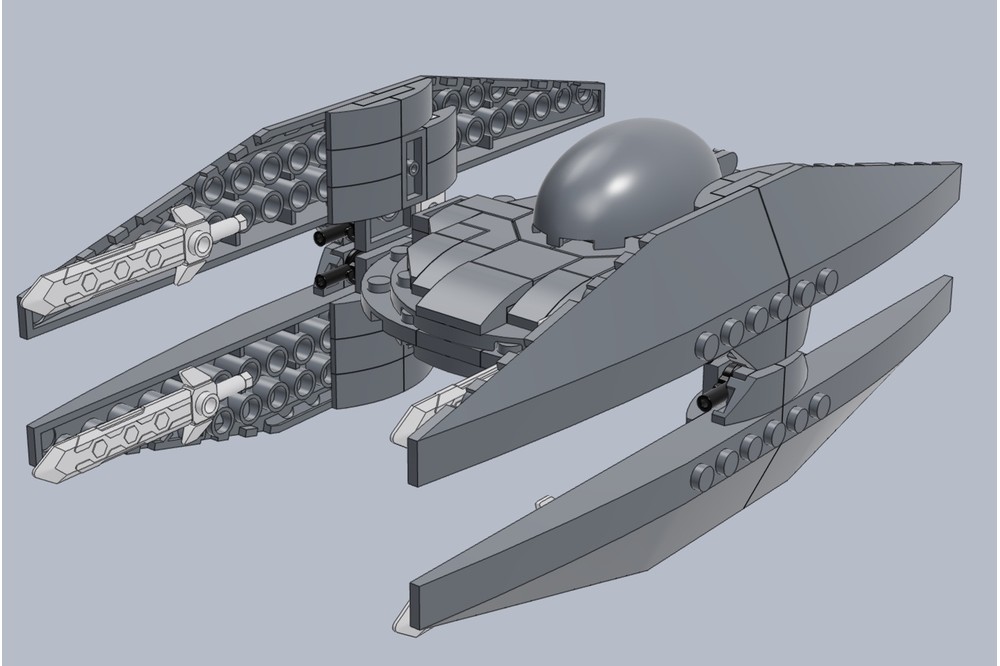 LEGO MOC Vulture Droid (Droid fighter) by Brickopaths | Rebrickable ...