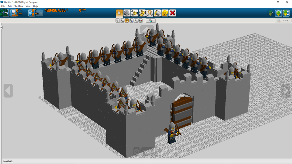 LEGO MOC Modular Castle #3 by Mateus49 | Rebrickable - Build with LEGO