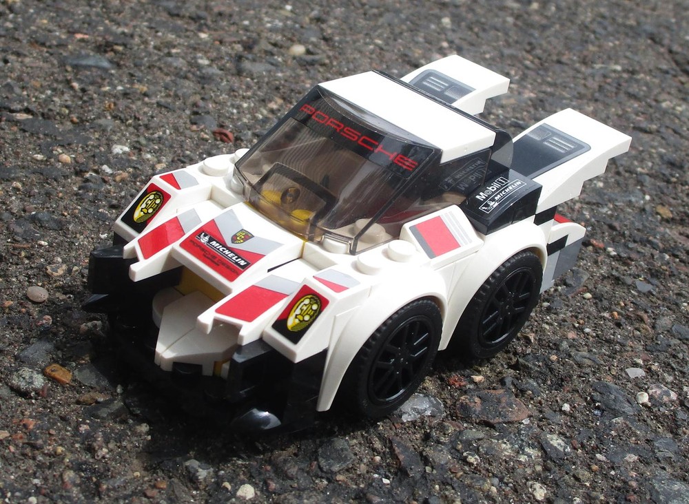 LEGO MOC Porsche Mini Car by BrickAddiction | Rebrickable - Build with LEGO