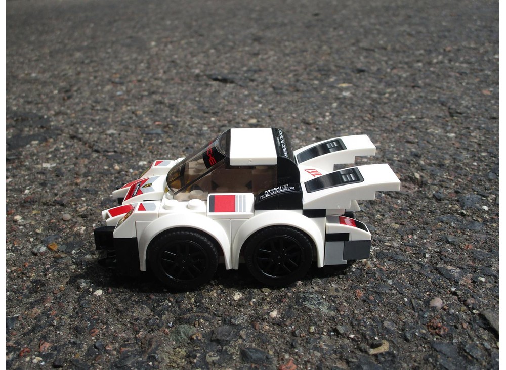 LEGO MOC Porsche Mini Car by BrickAddiction | Rebrickable - Build with LEGO