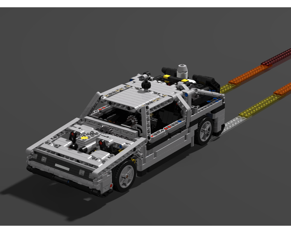 LEGO MOC Delorean time machine by msk6003 | Rebrickable - Build with LEGO