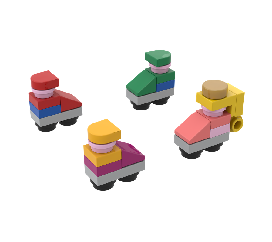 LEGO MOC Mario Kart 64 - Block Fort by DarrenW | Rebrickable - Build ...
