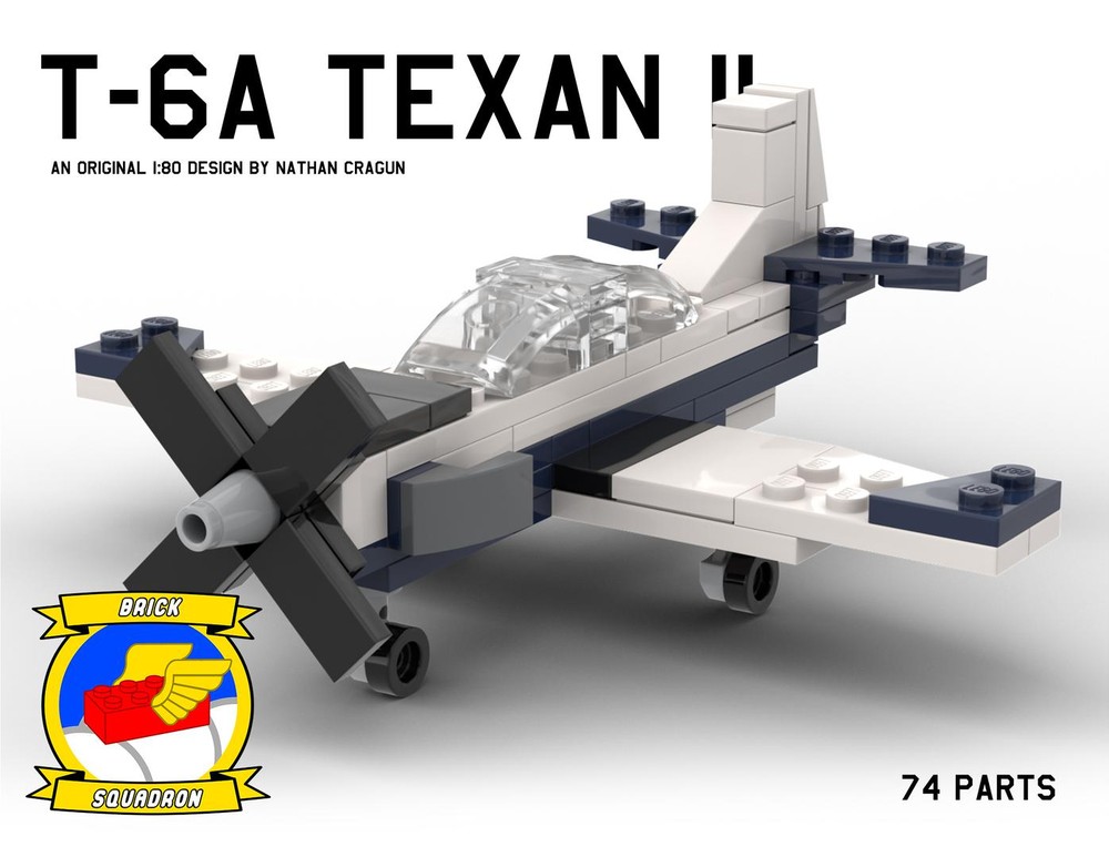 LEGO MOC T-6A Texan II by brick_squadron | Rebrickable - Build with LEGO
