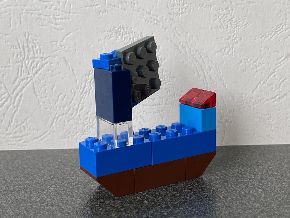 Lego Moc Boat By Sylvie Rebrickable Build With Lego