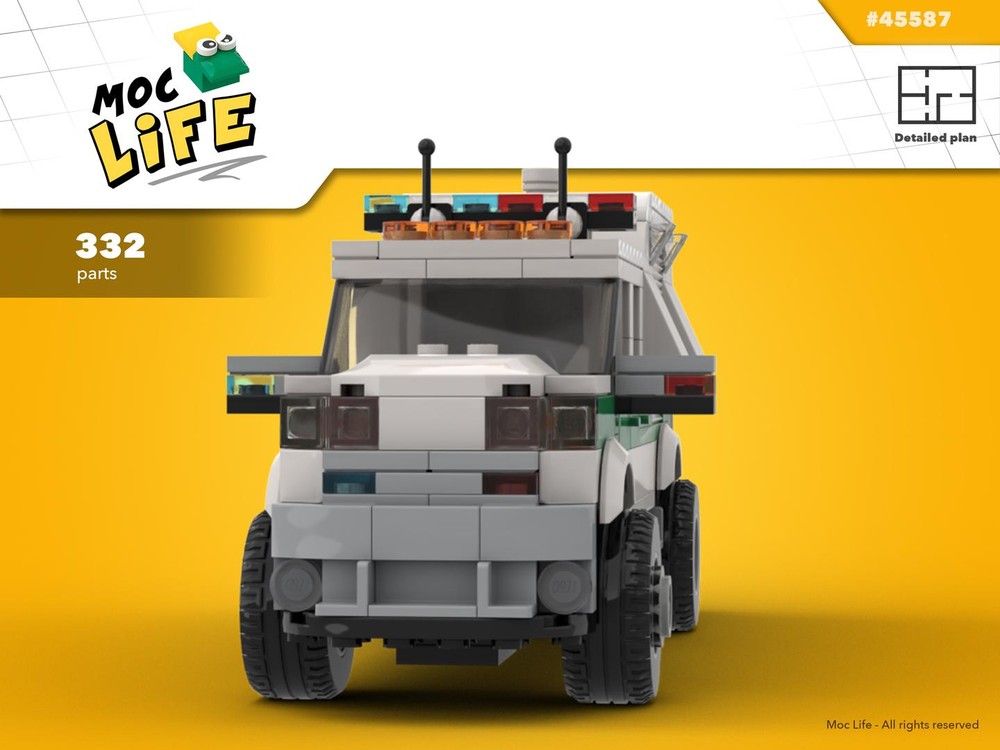 LEGO MOC Ram 3500 quad cab long bed Colombia police by MocLife ...