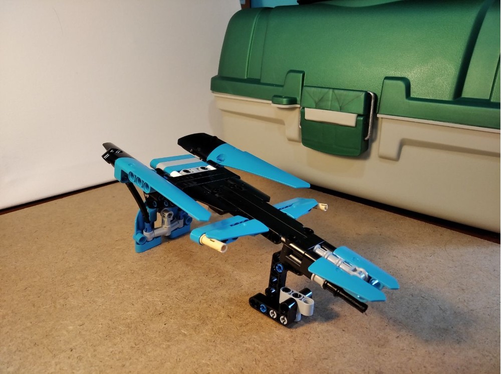 LEGO MOC 42095 C model - VTOL drone by LEThomas | Rebrickable - Build ...