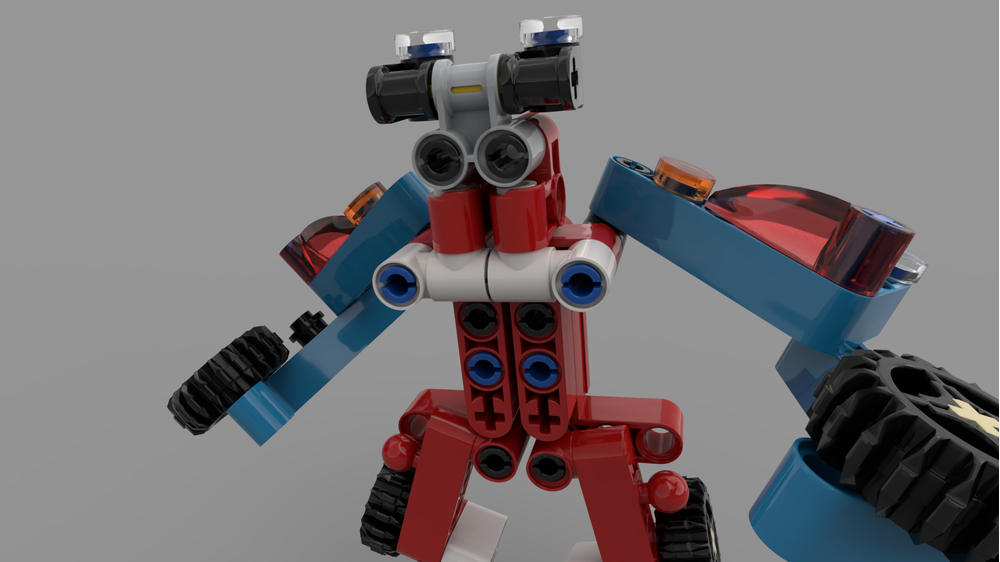 LEGO MOC-45633 Mini Transformer by Nodrap | Rebrickable - Build with LEGO