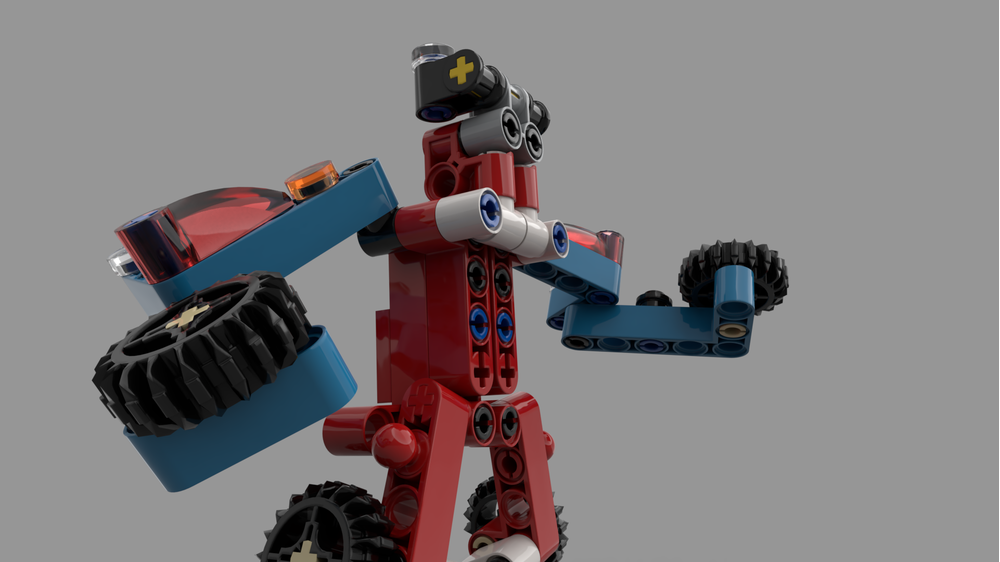 LEGO MOC Mini Transformer by Nodrap | Rebrickable - Build with LEGO