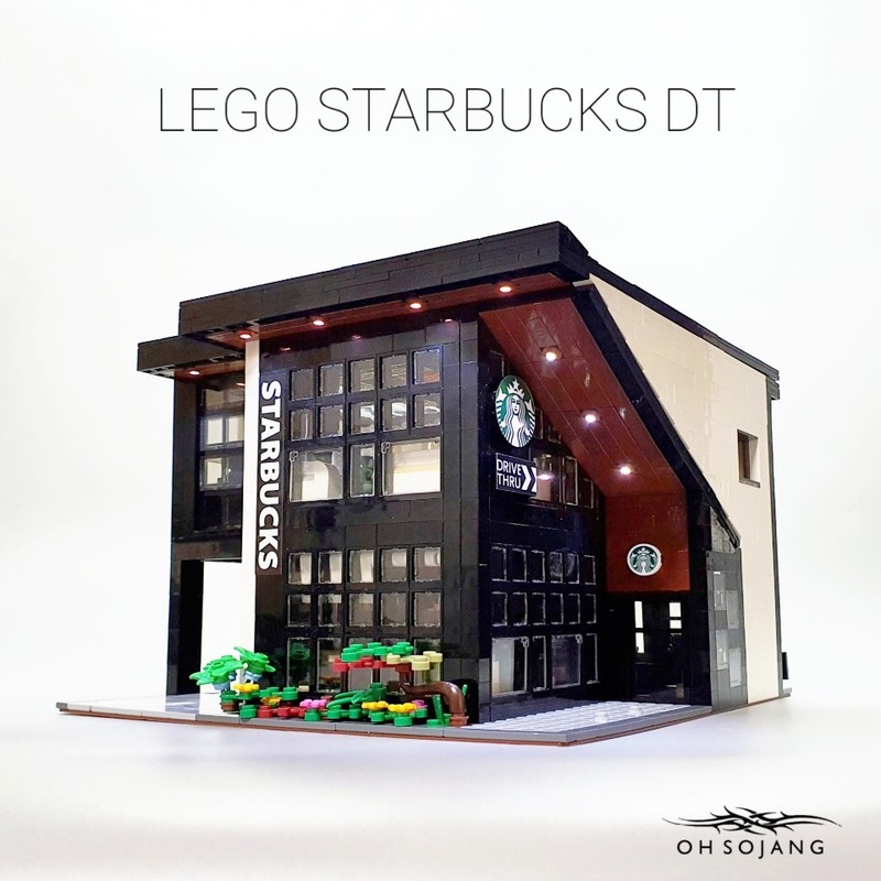 LEGO MOC Modern Cafe Modular 2020 by ohsojang | Rebrickable - Build ...