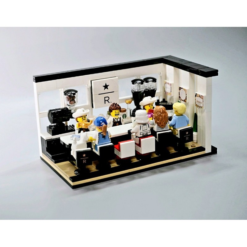 LEGO MOC Modern Cafe Modular 2020 by ohsojang | Rebrickable - Build ...