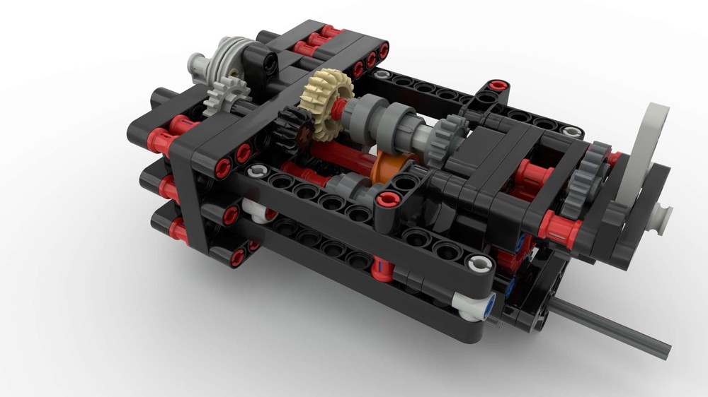 LEGO MOC 4 Speed Gearbox by TechnicBrickPower | Rebrickable - Build ...