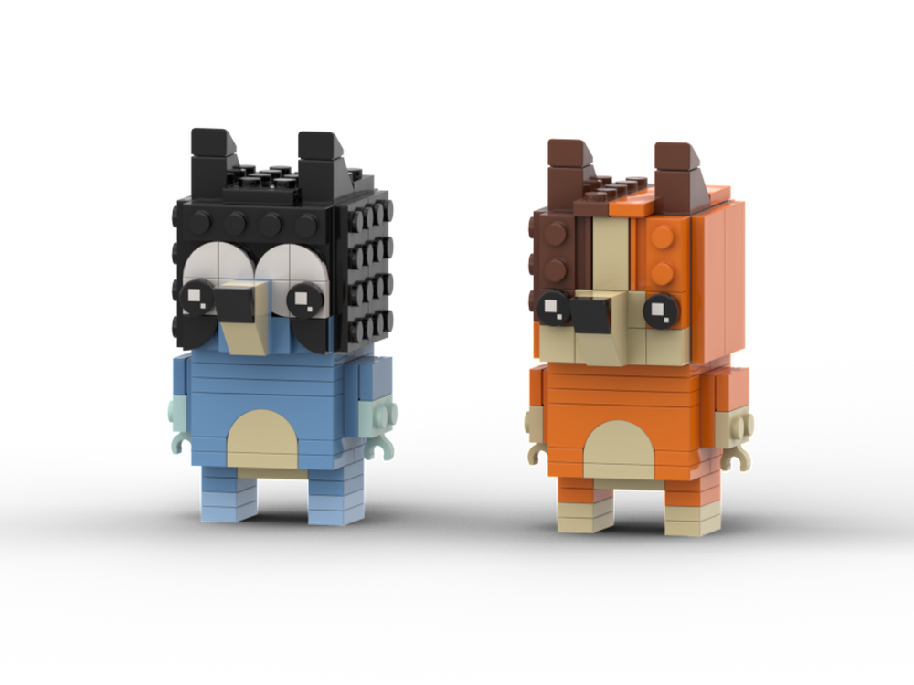 LEGO MOC Brickheadz - Bandit & Chilli (Bluey) by PatrickStarGames ...
